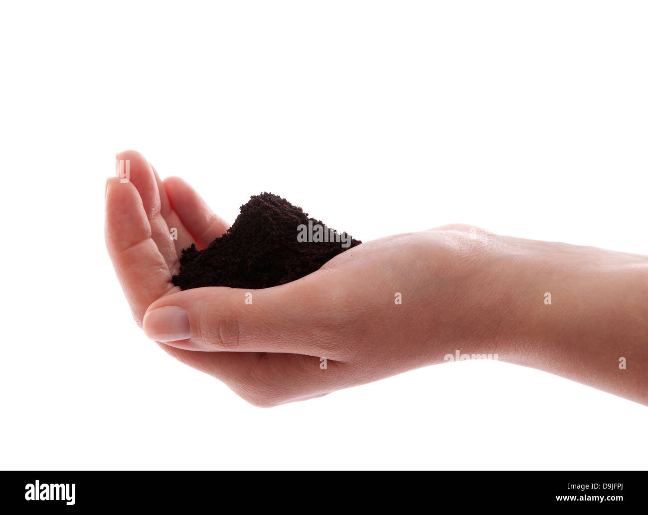 White brown black hand Cut Out Stock Images & Pictures - Alamy
