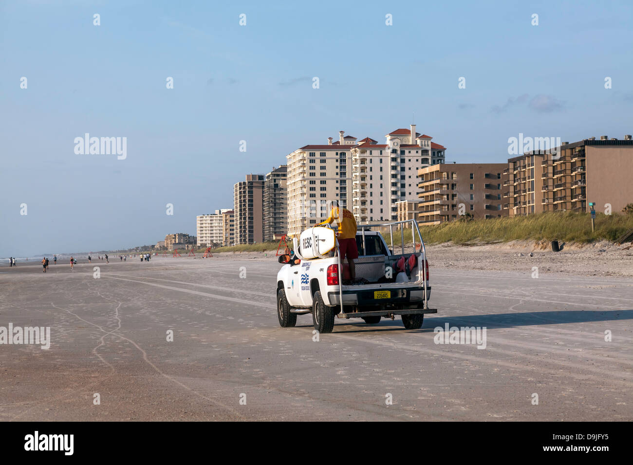 American Red Cross Volunteer Life Saving Corps beach rescue vehicle and ...