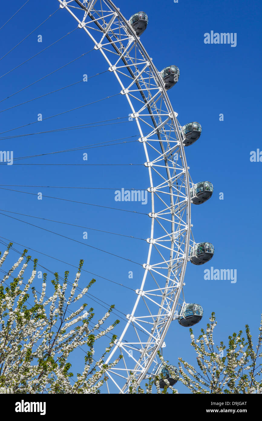 London eye spring blossom hi-res stock photography and images - Alamy