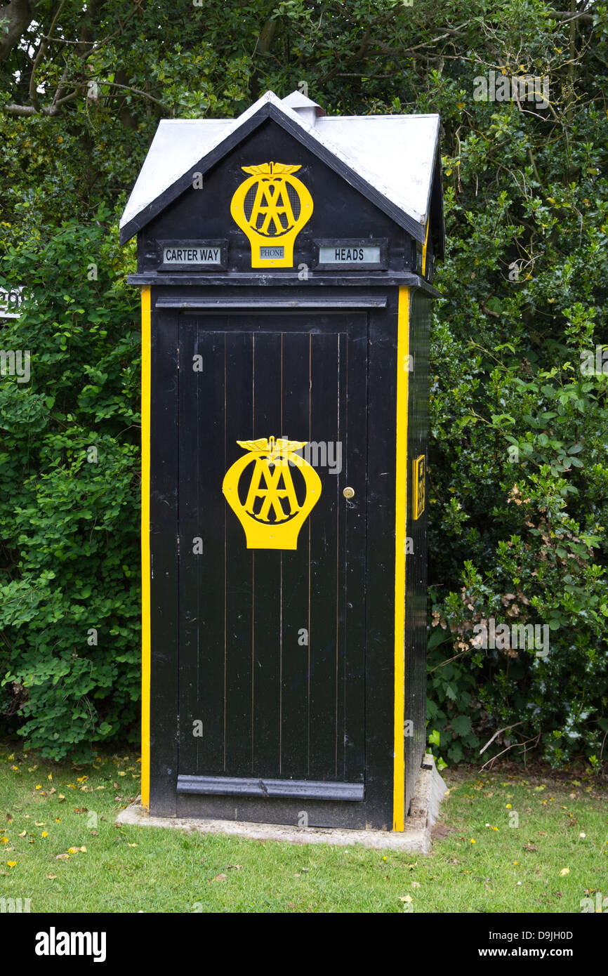 Old roadside AA box Stock Photo - Alamy
