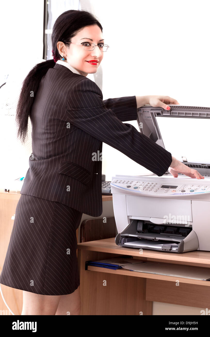 Office printer documents hi-res stock photography and images - Alamy