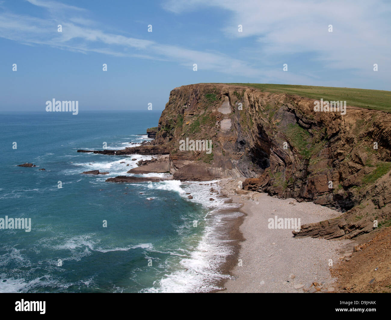 North cornwall cliffs hi-res stock photography and images - Alamy