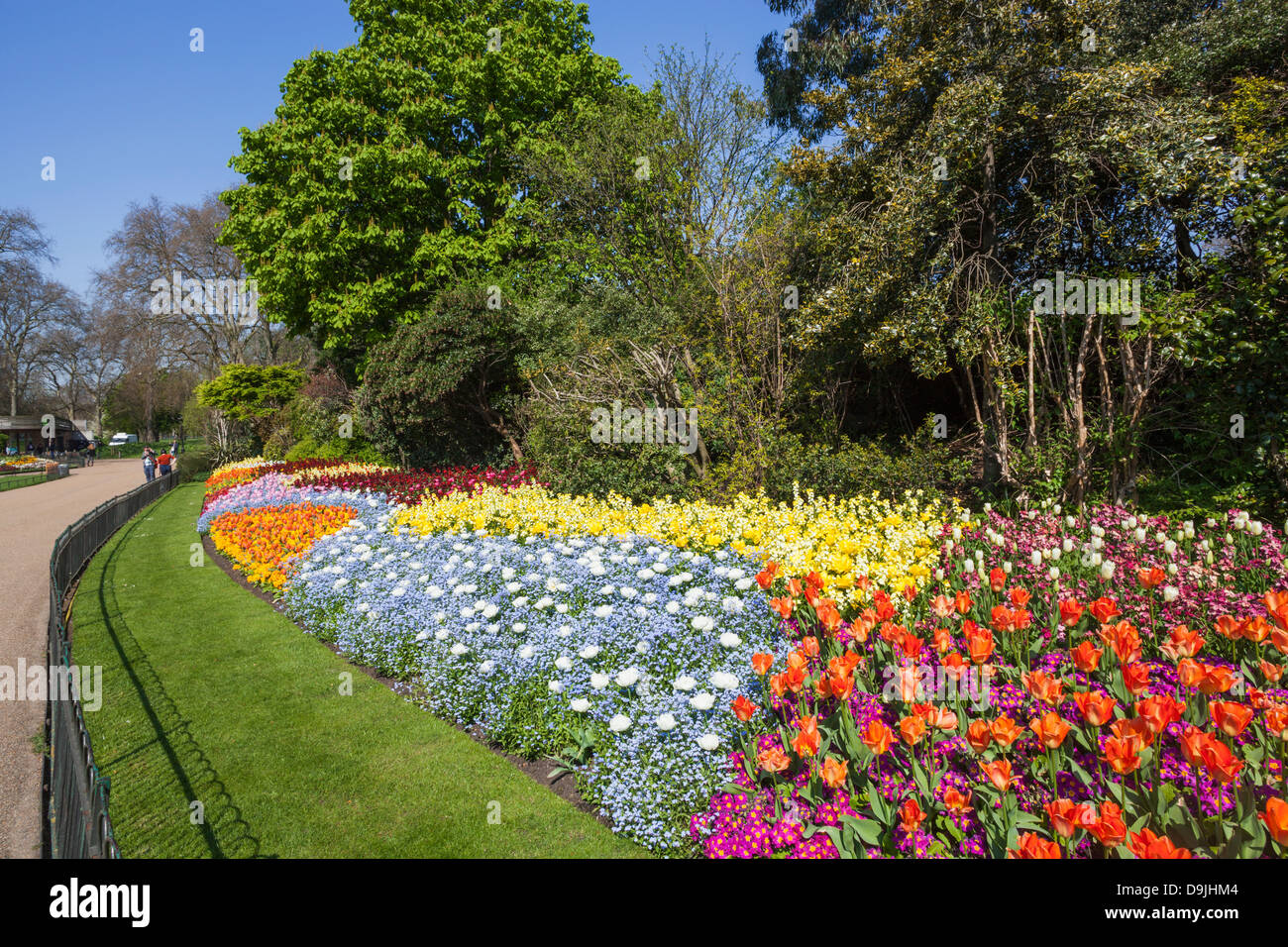 England, London, St James Park, Spring Flowers Stock Photo - Alamy