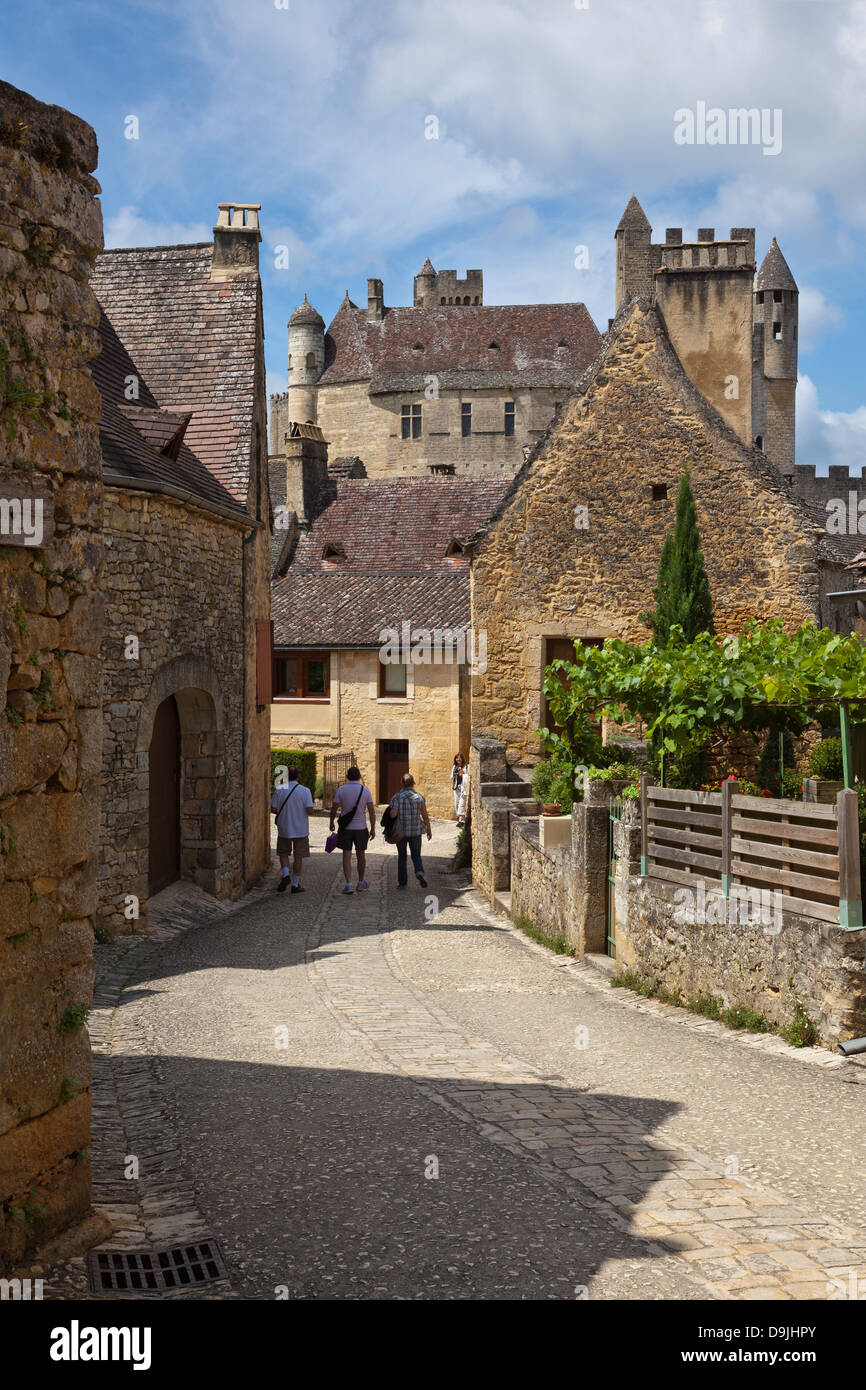 Chateau de Beynac et Cazenac, Beynac, Dordogne, France Stock Photo - Alamy