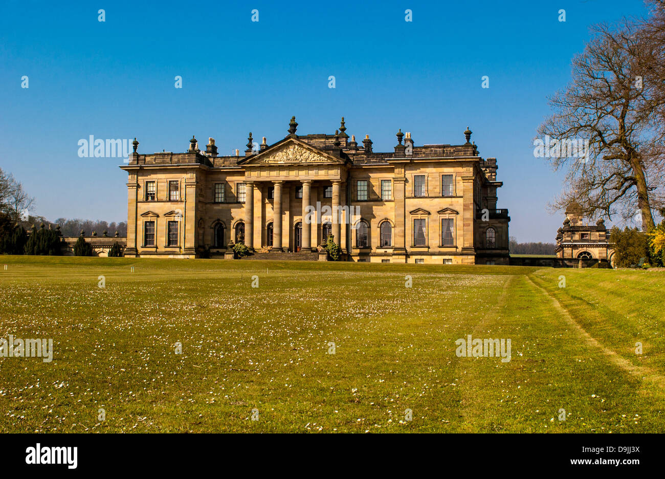 East façade of Duncombe Park, North Yorkshire, UK Stock Photo - Alamy