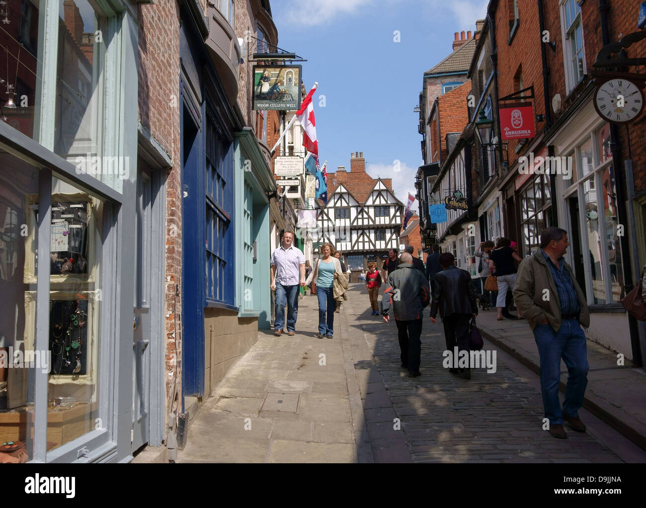 Bailgate, Lincoln, England Stock Photo - Alamy