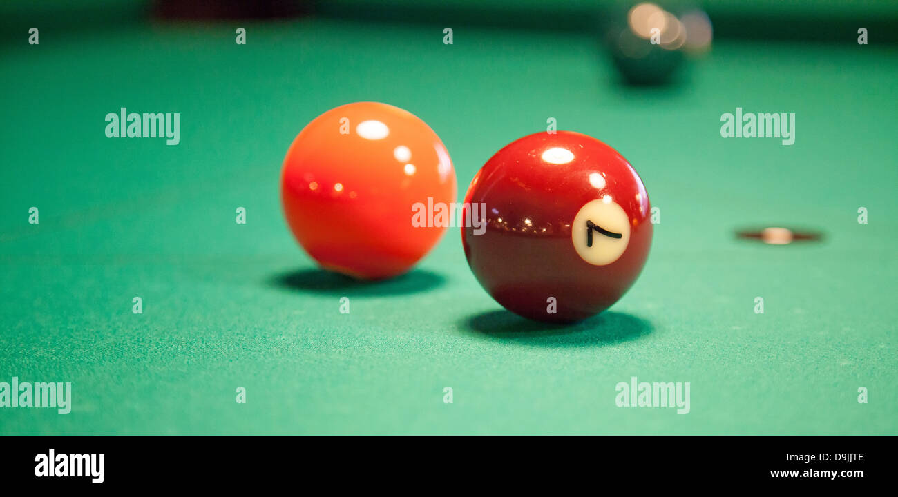Eight ball shot red hi-res stock photography and images - Alamy
