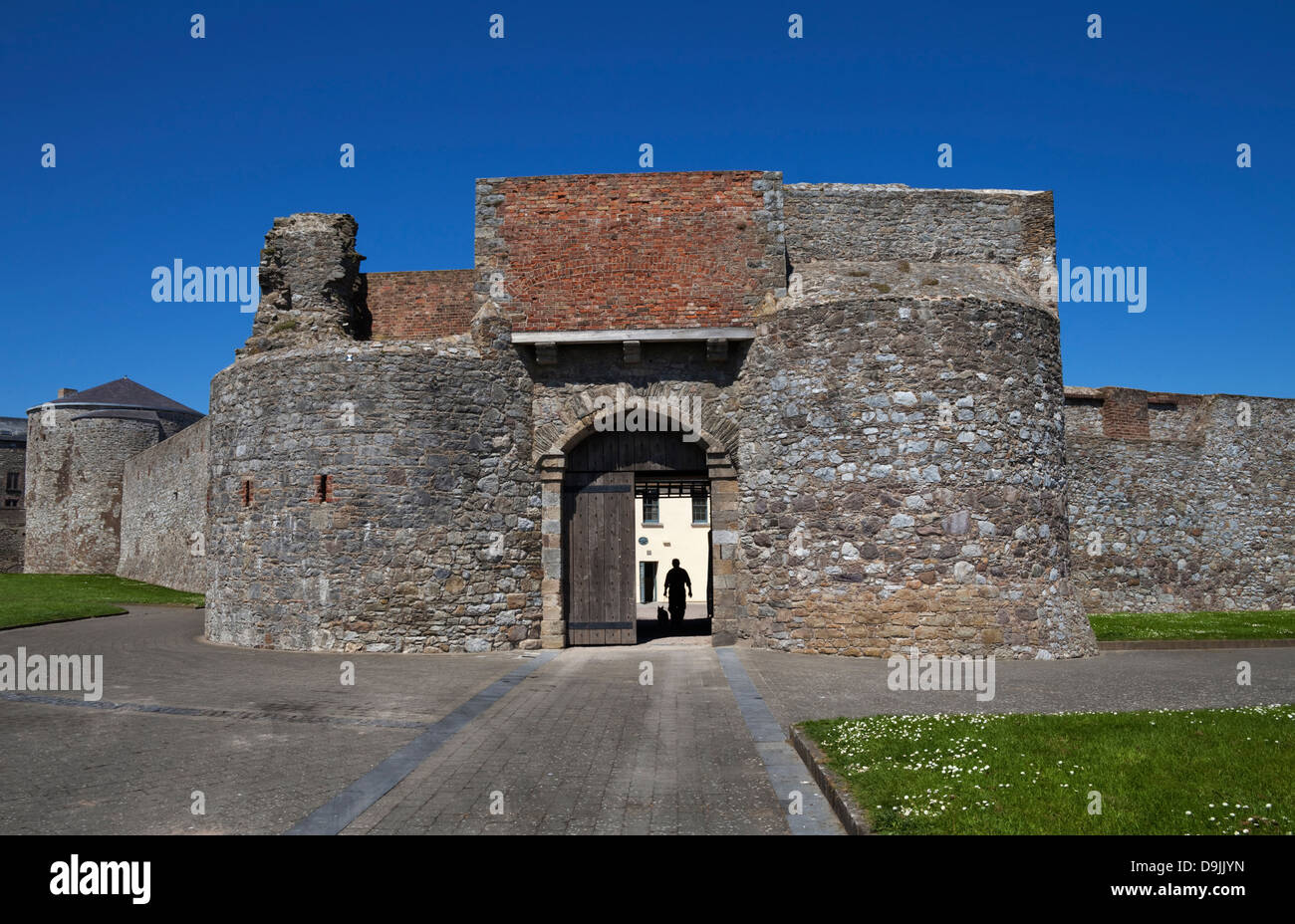 The Main Entrance Gate to 13th Century King John's Castle, Dungarvan ...