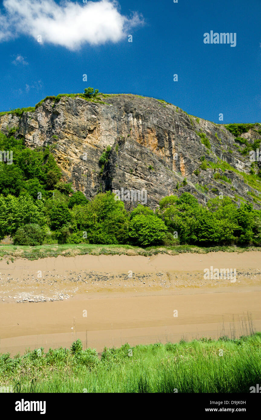 avon gorge and river avon from footpath/cycle path bristol, england ...
