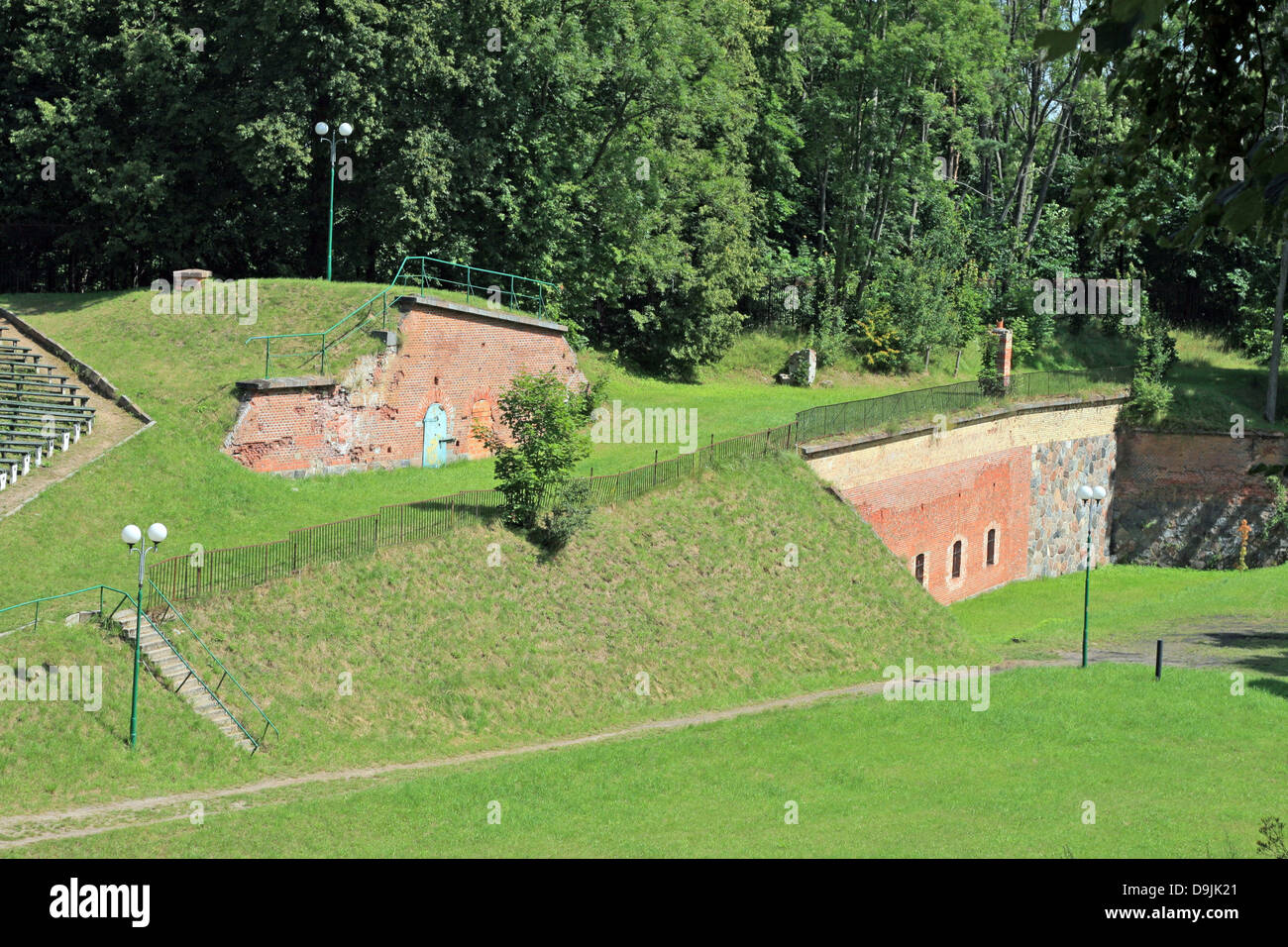 Historical military fortifications from the wartime Stock Photo - Alamy