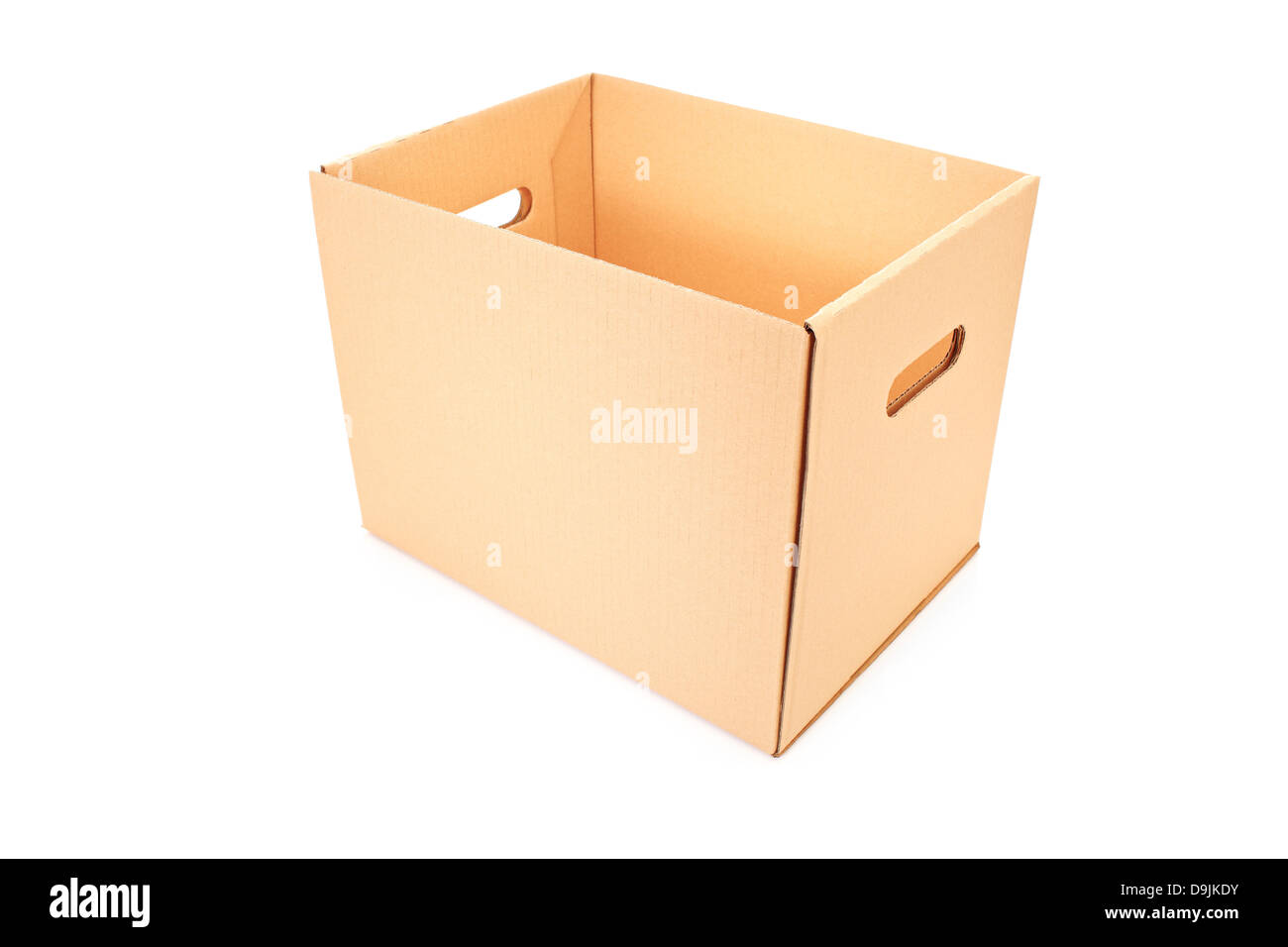 Empty cardboard box Stock Photo - Alamy