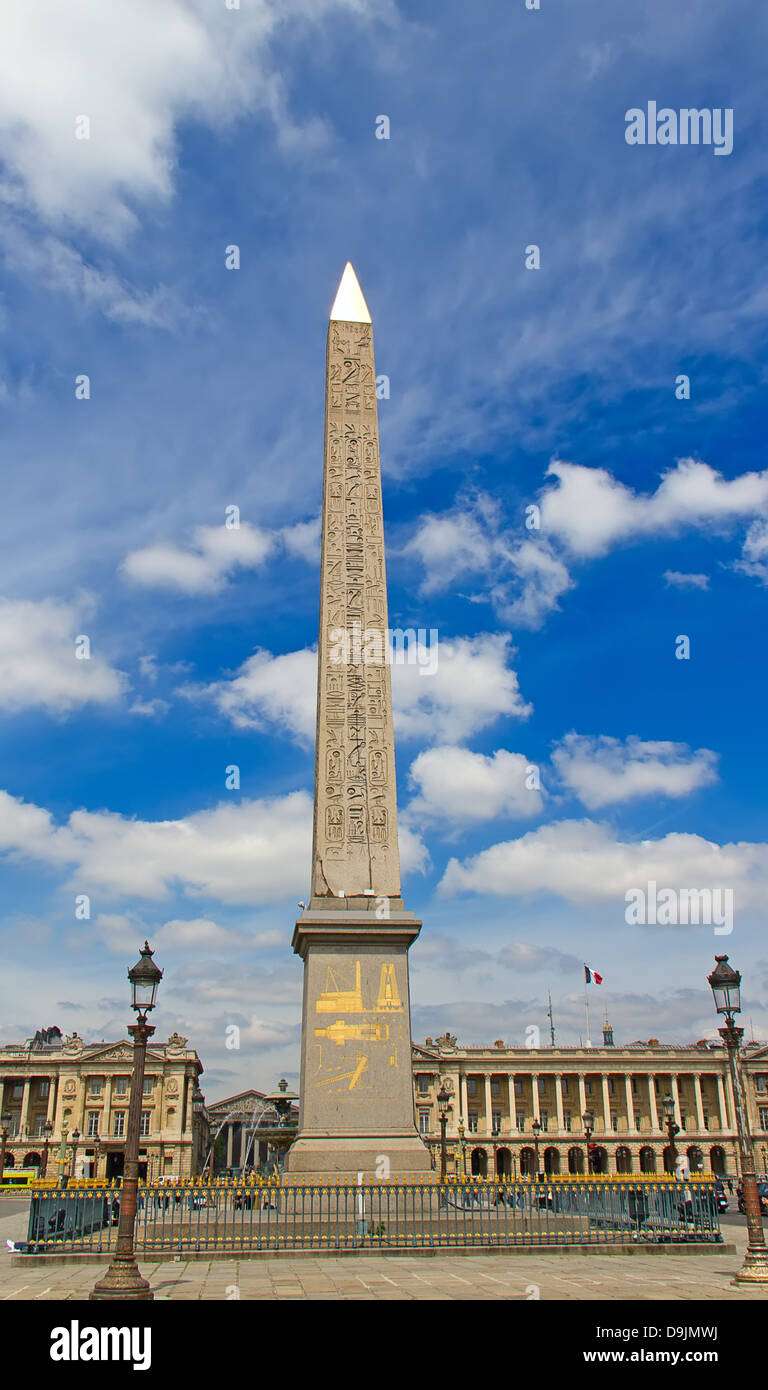 Egyptian obelisk in Paris, France Stock Photo - Alamy