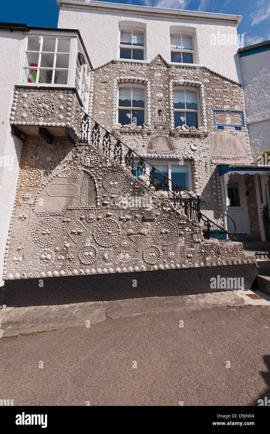 Shell house polperro cornwall hi-res stock photography and images - Alamy