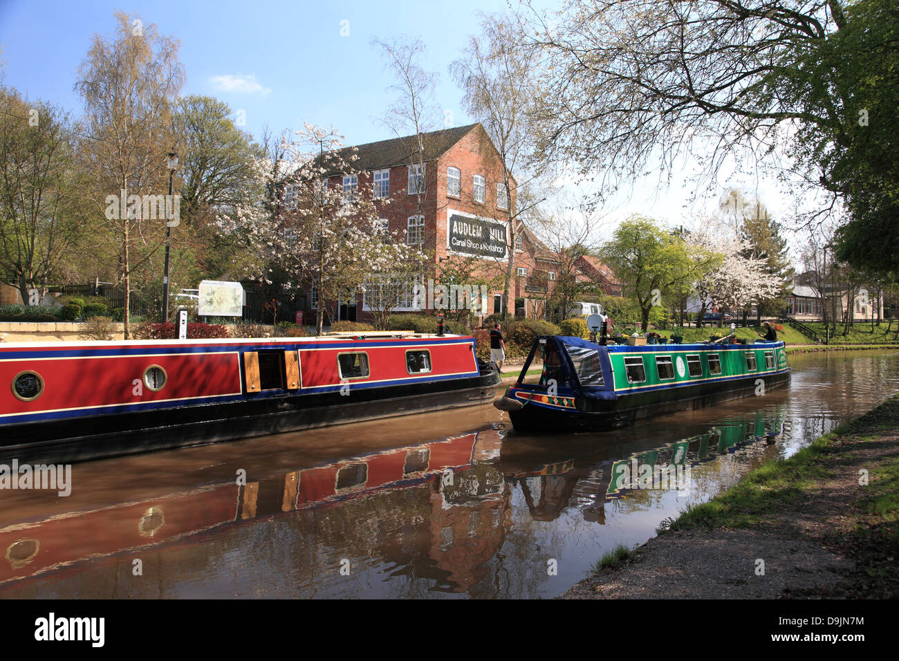 Audlem Mill, a canal shop in an old corn and animal feed mill right ...