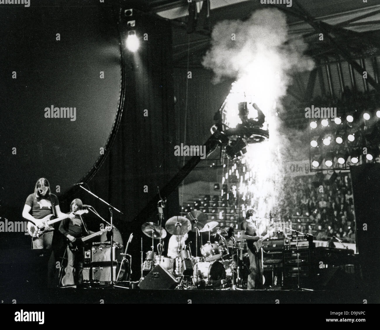 PINK FLOYD in Holland in 1975. Photo Laurens van Houten Stock Photo - Alamy