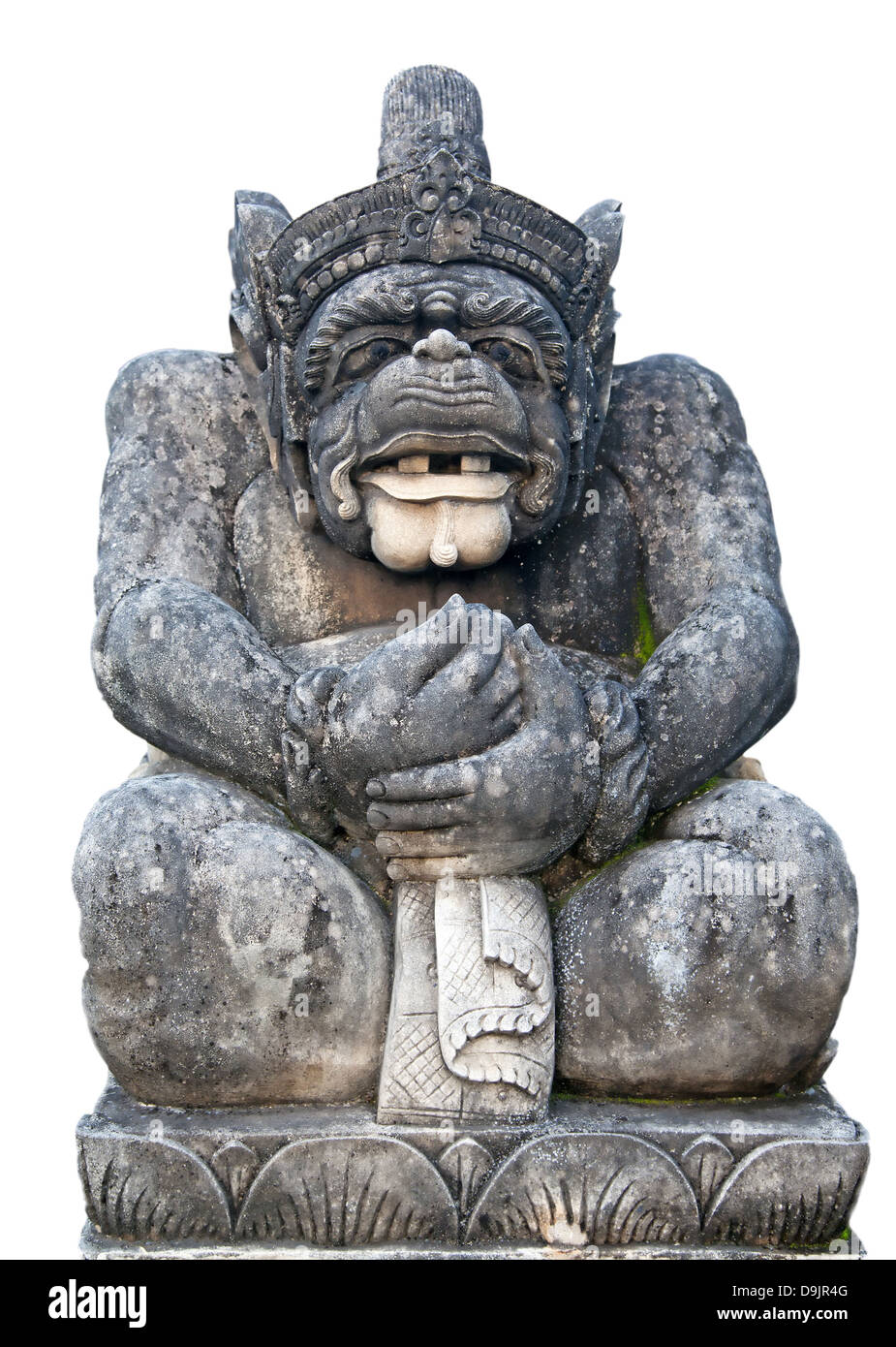 Traditional Balinese sculpture depicting Hanuman (One of the Ramayna ...