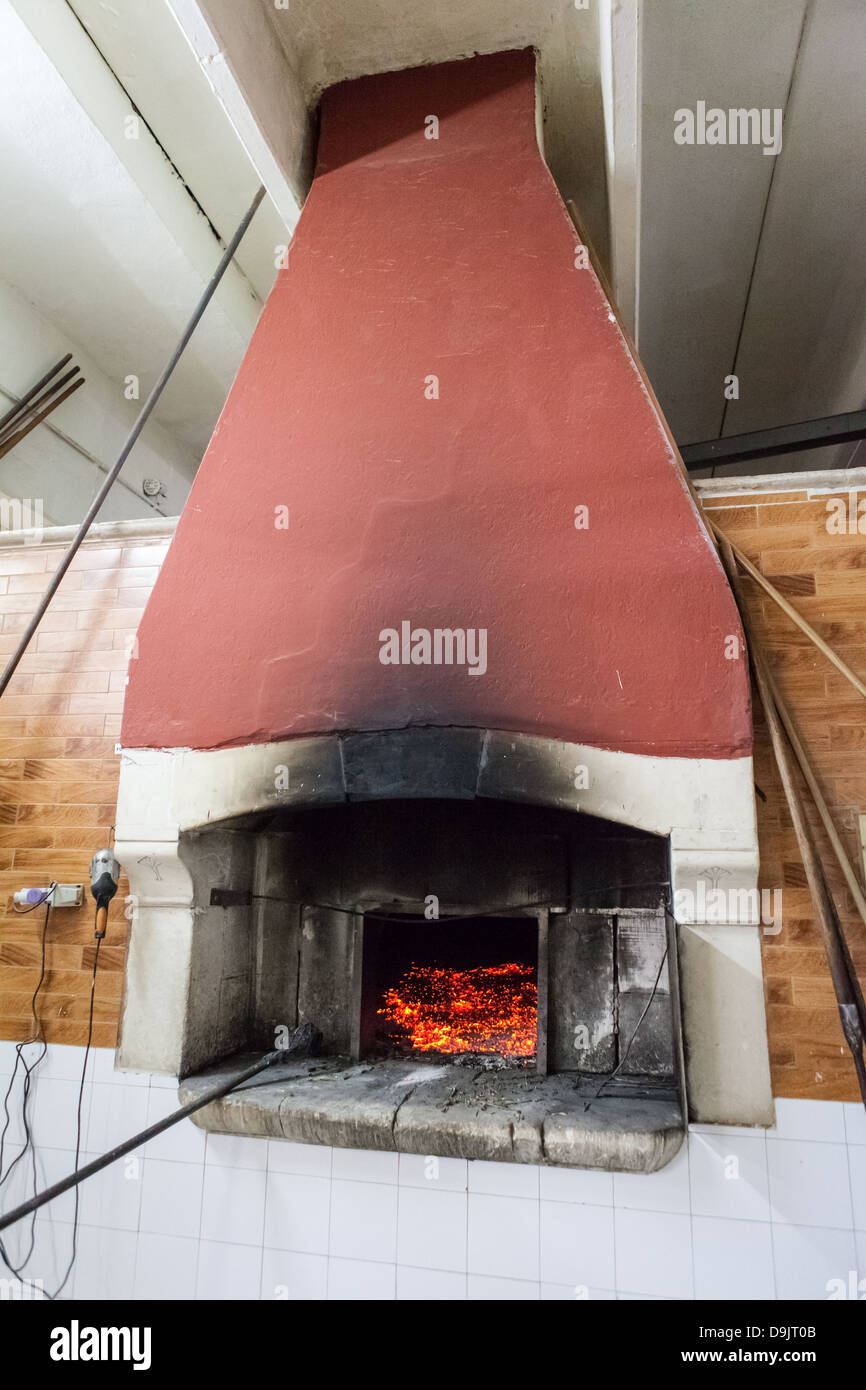 The entrance of a furnace used to make Pane Casereccio, traditional ...
