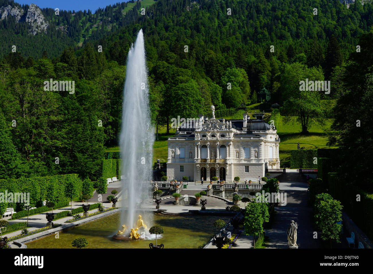 Linderhof Castle, Upper Bavaria, Germany Stock Photo - Alamy