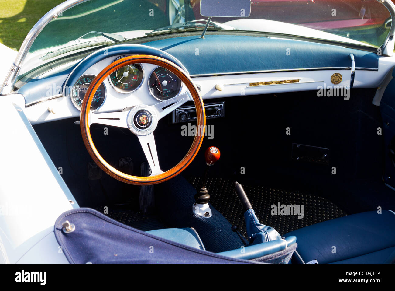 Restored classic vintage white Porsche 1600 Super in perfect condition ...