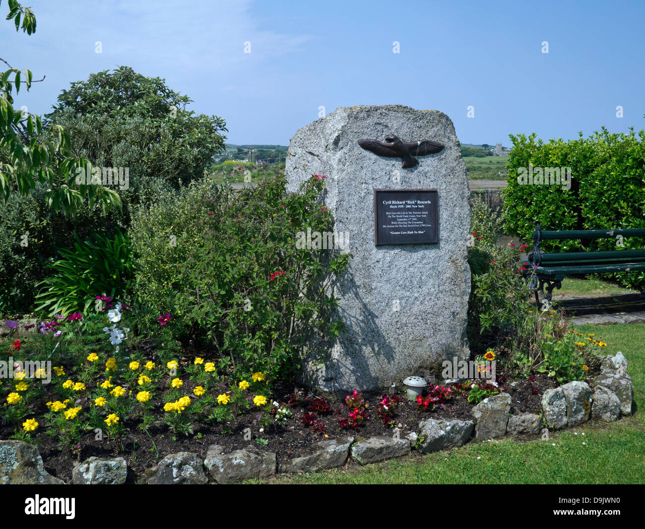 Rick Rescorla memorial in Hayle Cornwall UK Stock Photo: 57578332 - Alamy