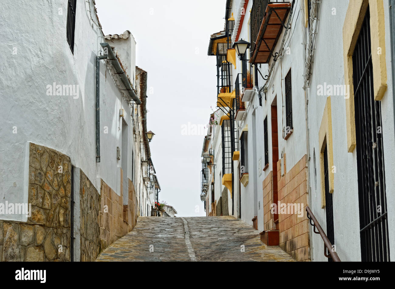 Street in the ancient Ronda Stock Photo - Alamy