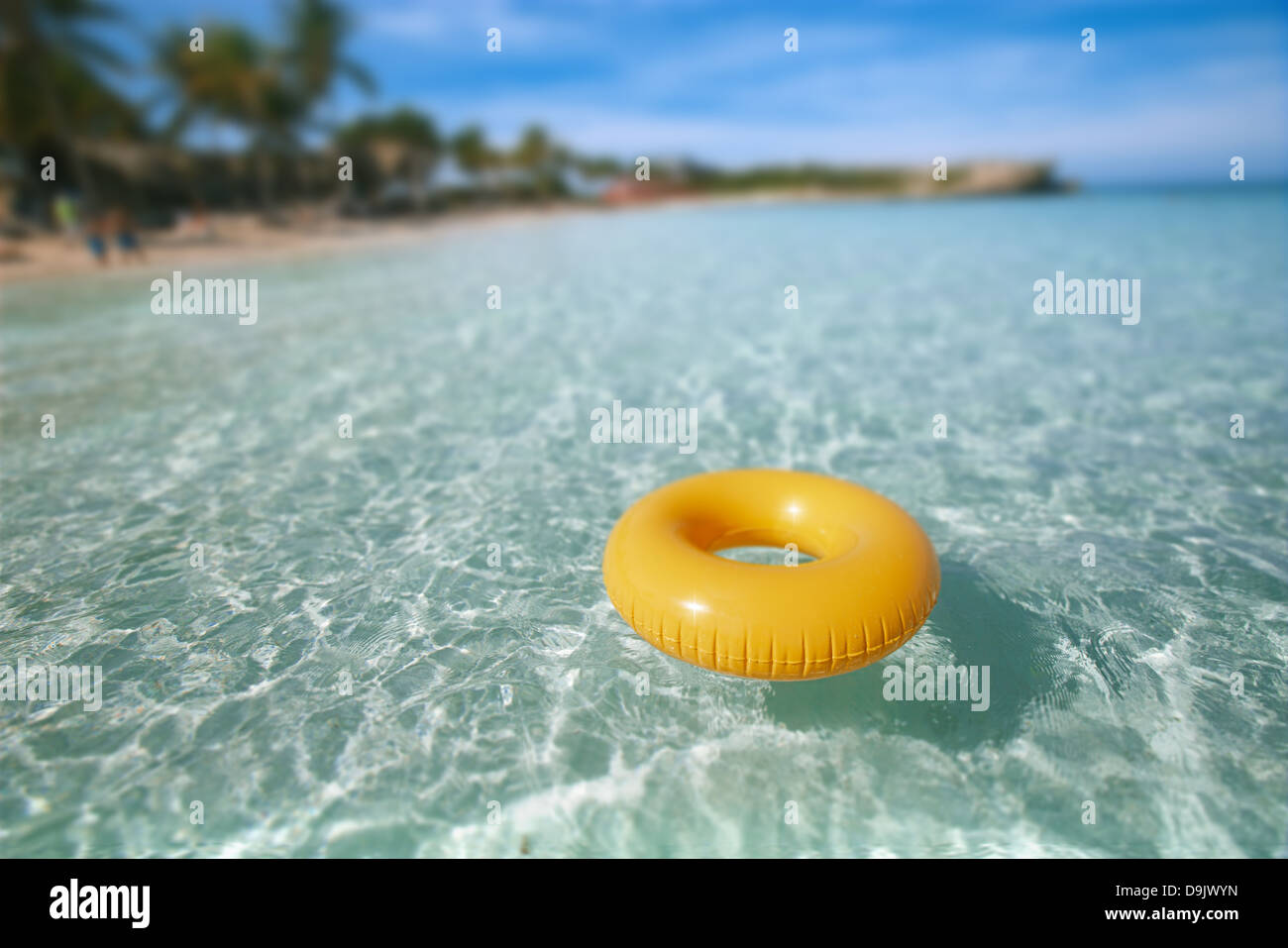 Tropical inflatable floating island hi-res stock photography and images ...