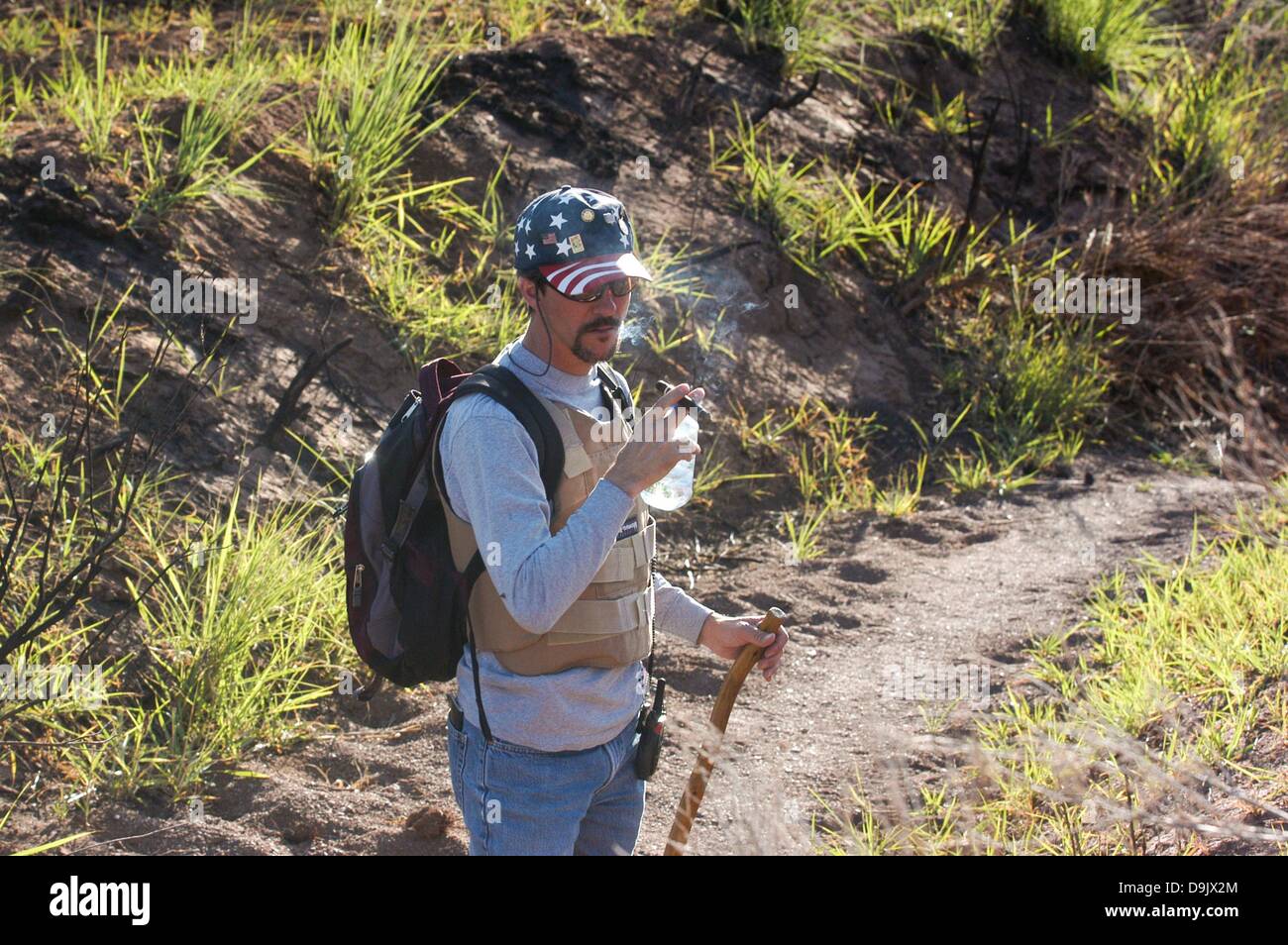 June 20, 2003 - Naco, Arizona, United States - CHRIS SIMCOX, founder of ...