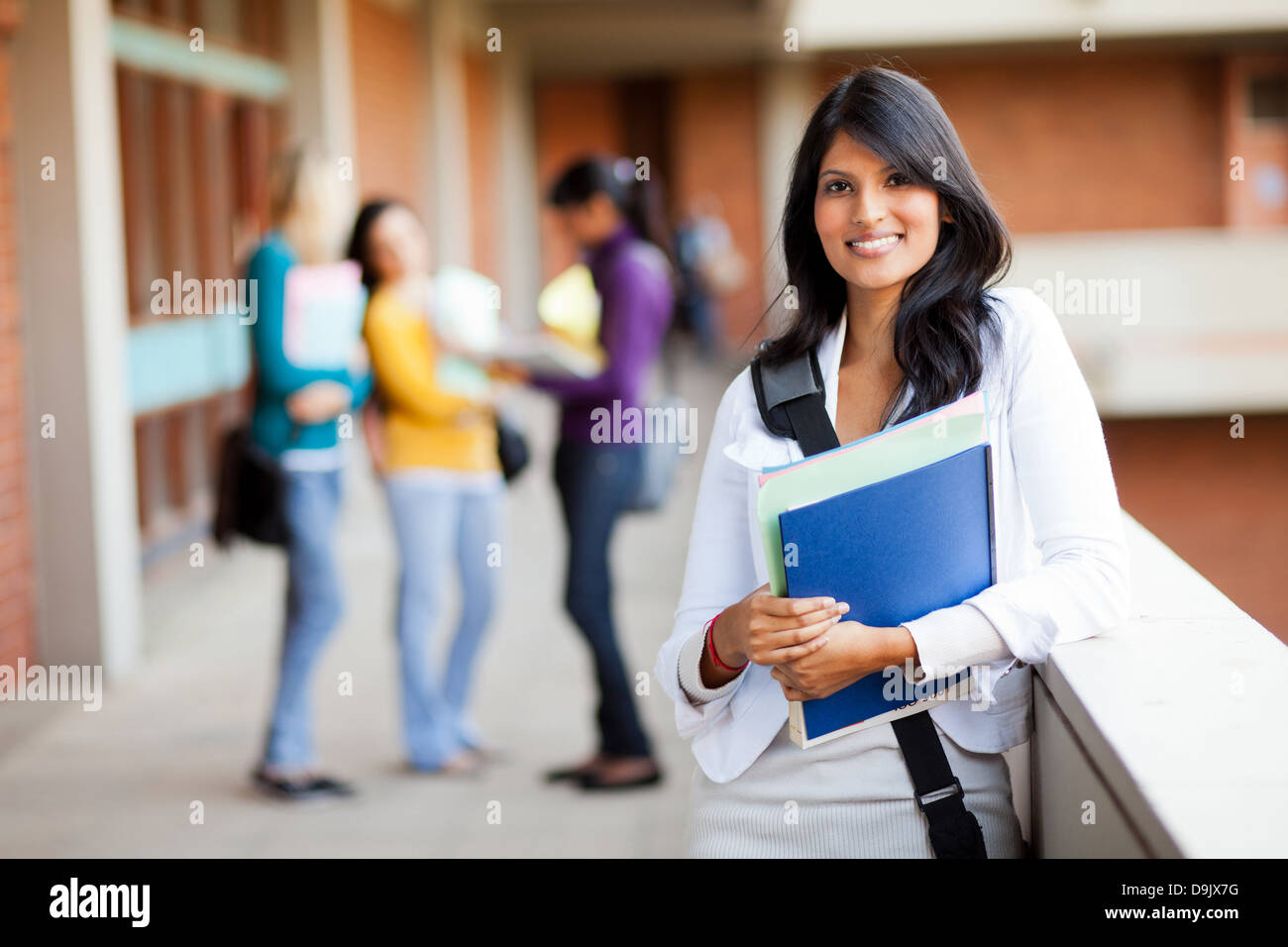 group of young female college students on campus Stock Photo - Alamy