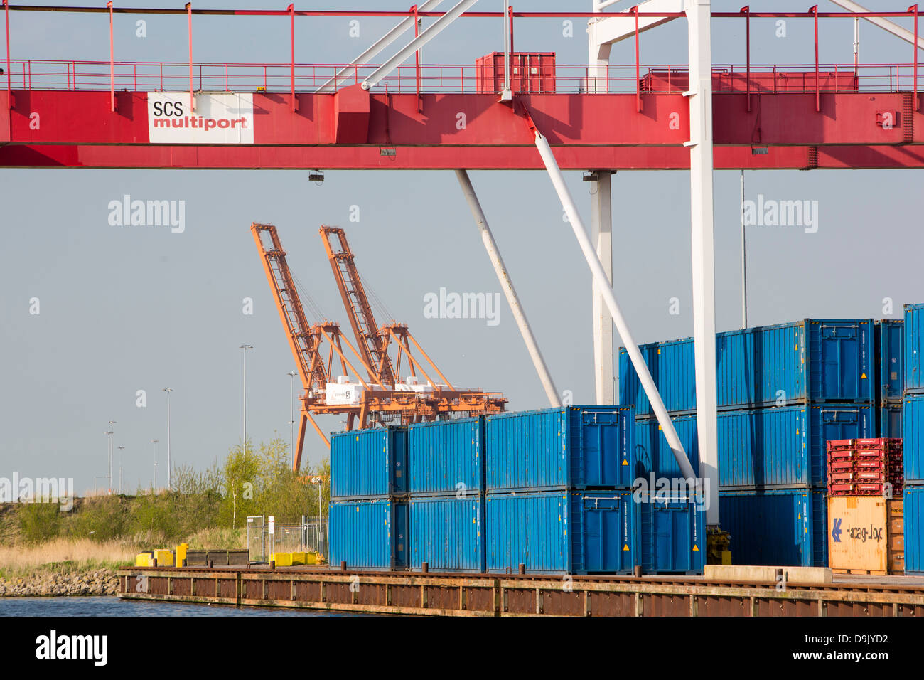 A container port in Amsterdam, Netherlands Stock Photo - Alamy