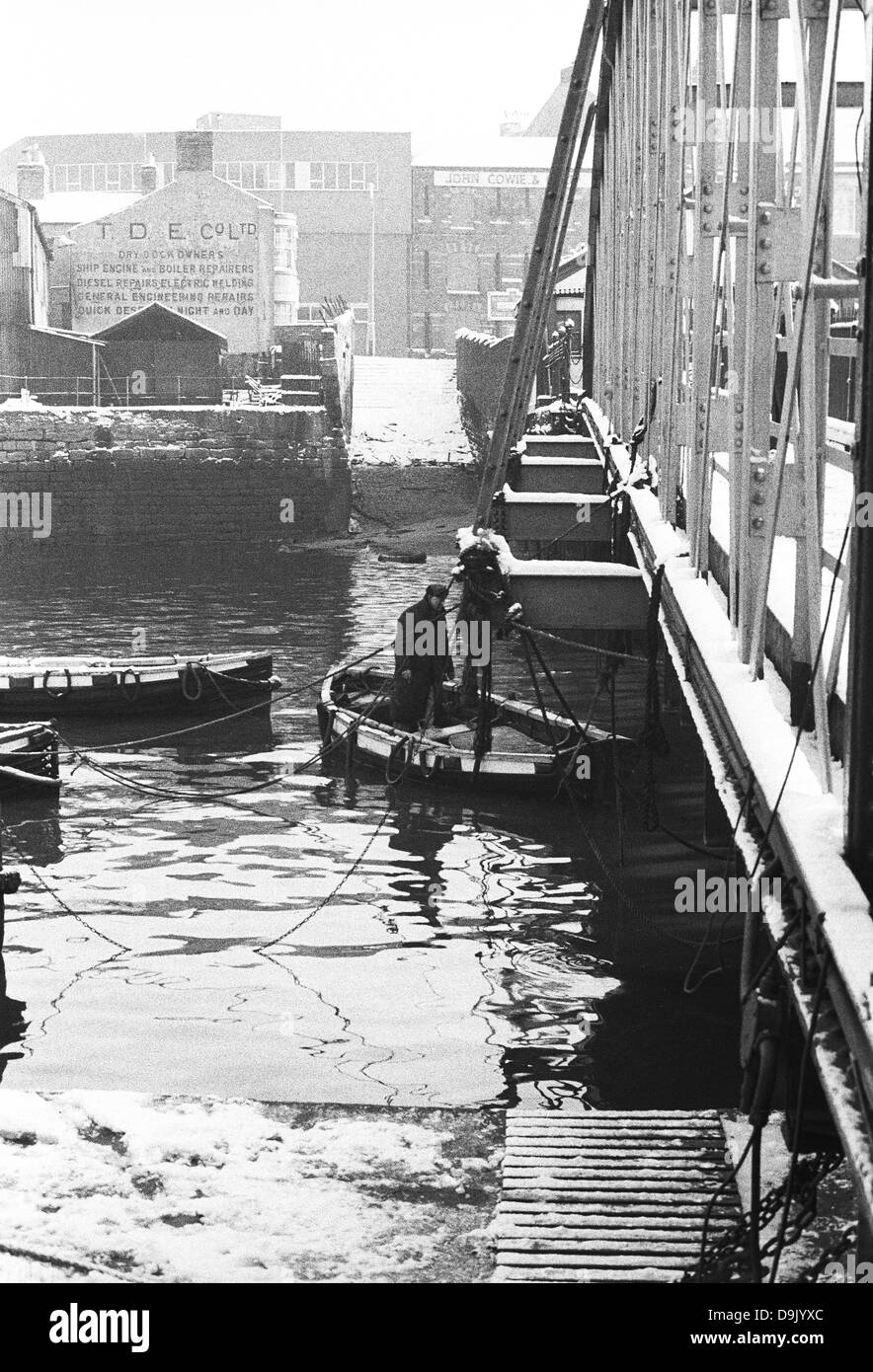Boat bridge Black and White Stock Photos & Images - Alamy
