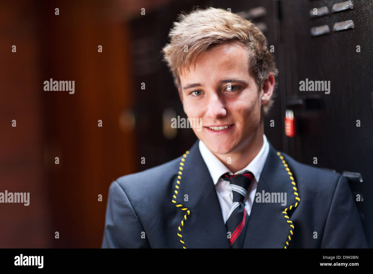handsome male high school student portrait Stock Photo - Alamy