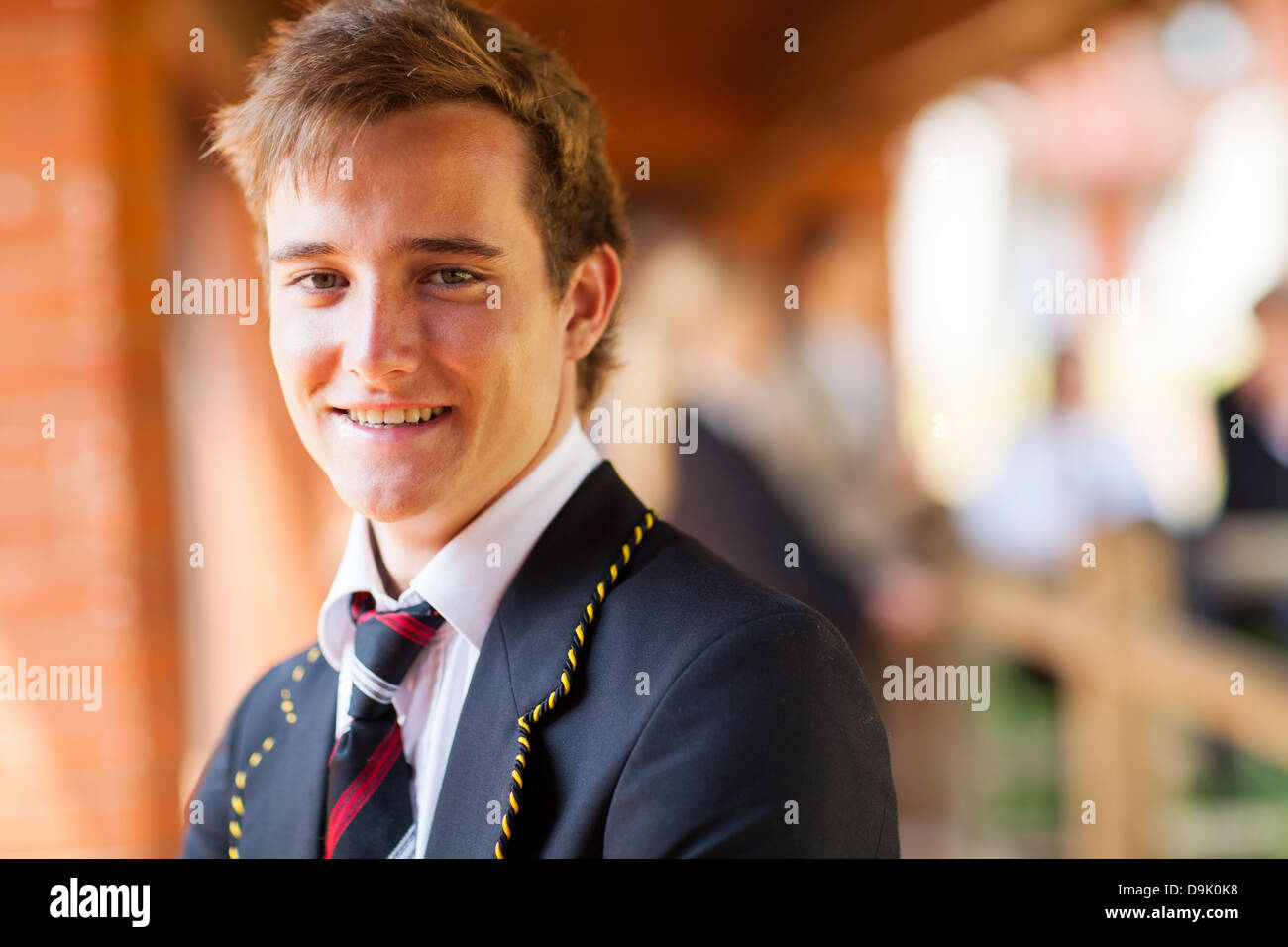 happy male high school student portrait Stock Photo - Alamy