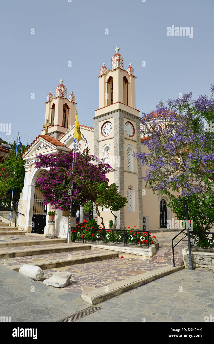 19th century Church of Agios Panteleimonas, Siana, Rhodes (Rodos), The ...