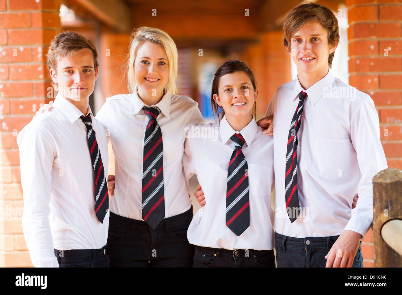 group of high school students portrait Stock Photo - Alamy