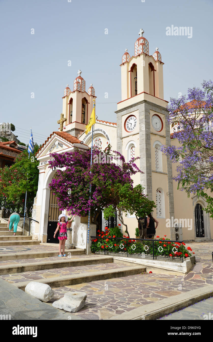 19th century Church of Agios Panteleimonas, Siana, Rhodes (Rodos), The ...