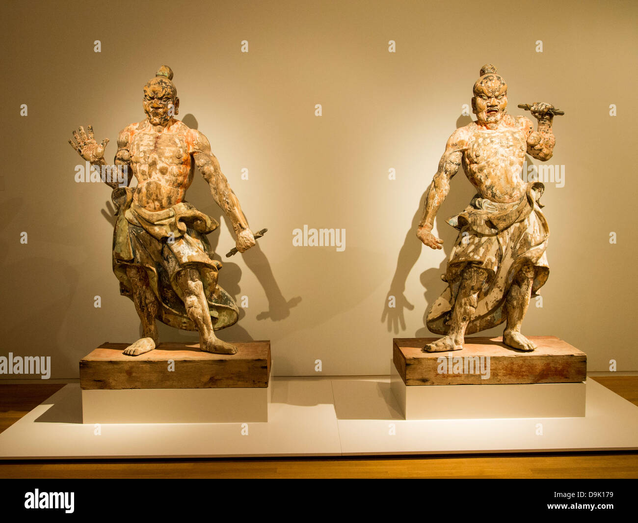 Two Chinese temple guardians at the famous Rijks museum in Amsterdam ...