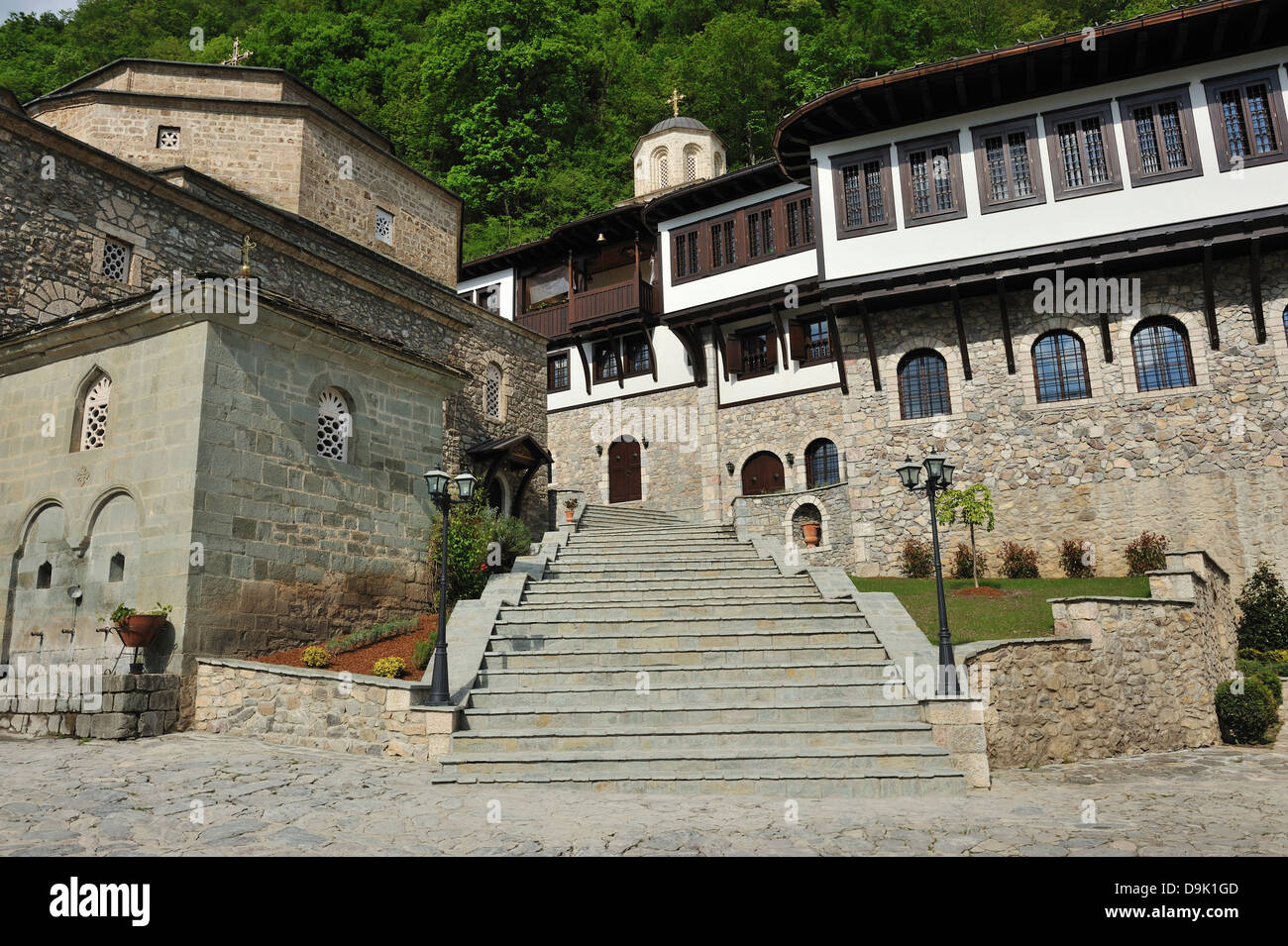 Jovan Bigorski monastery, Mavrovo, Macedonia Stock Photo - Alamy