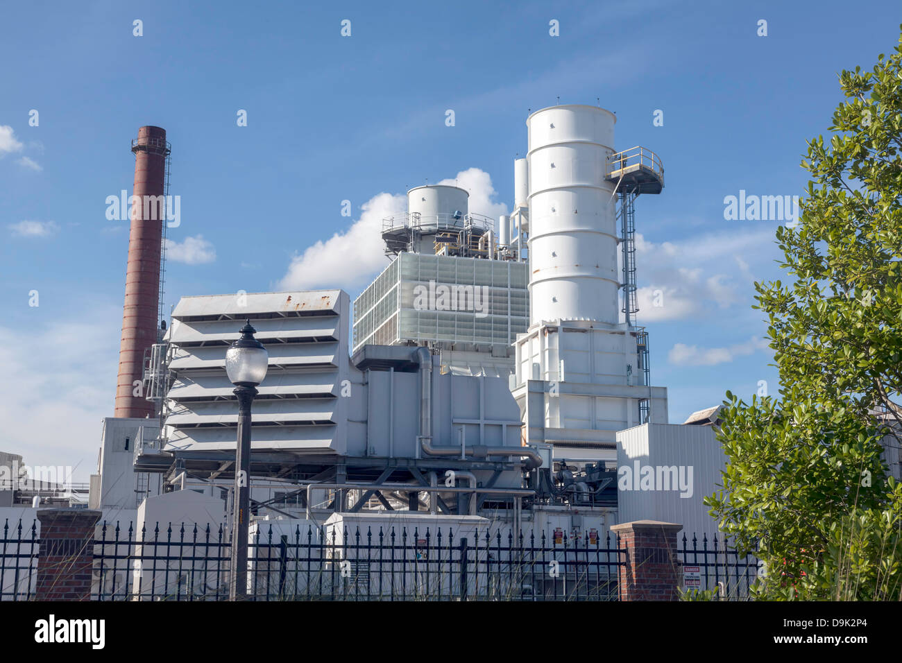 West facade of the John R. Kelly Plant power generation facilities in ...