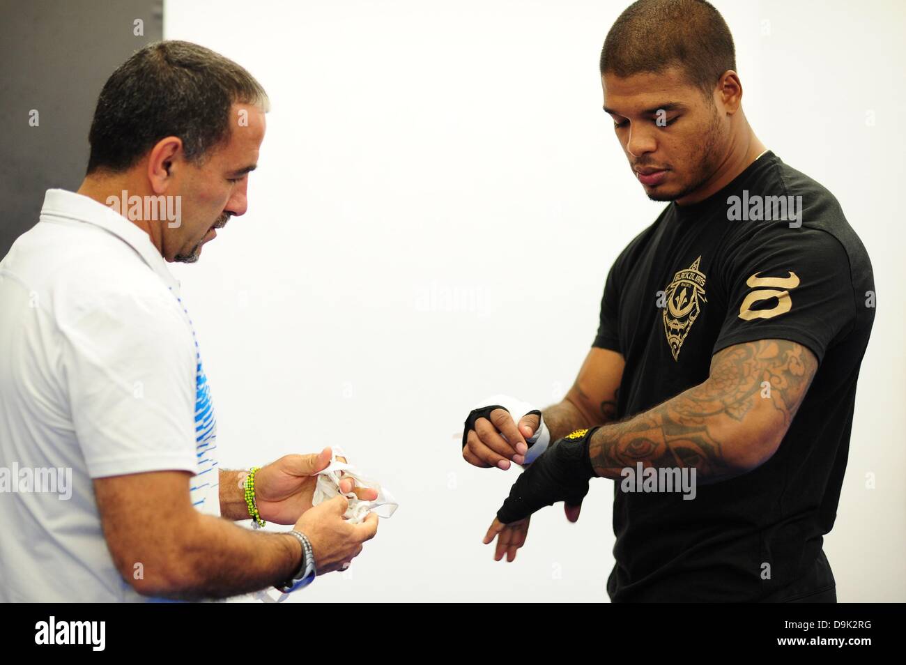 New York, NY. 20th June, 2013. Tyrone Spong in attendance for Glory 9 ...