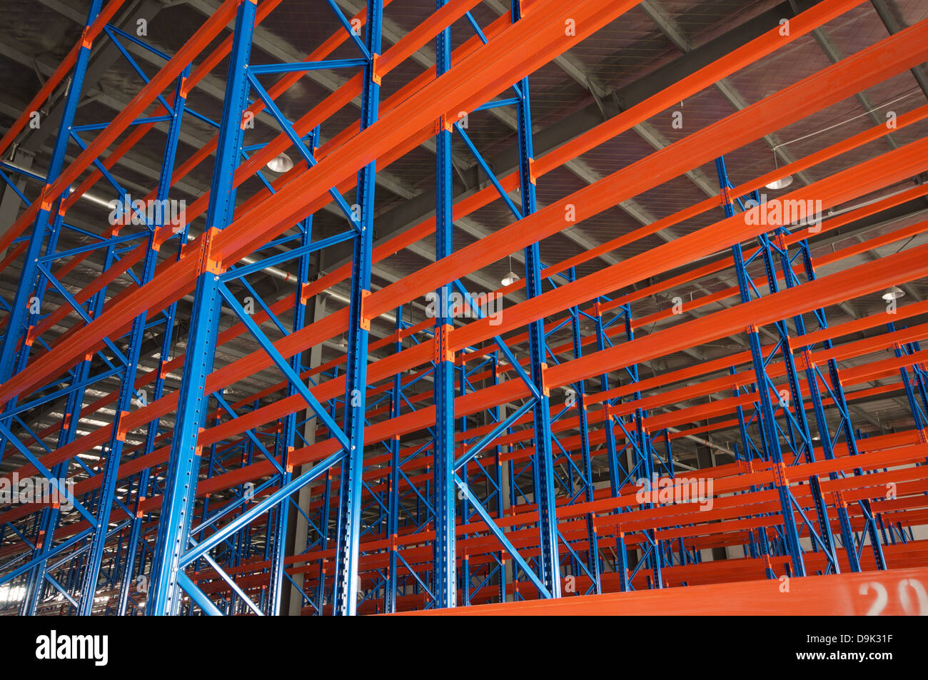 modern steel structure racks Stock Photo - Alamy