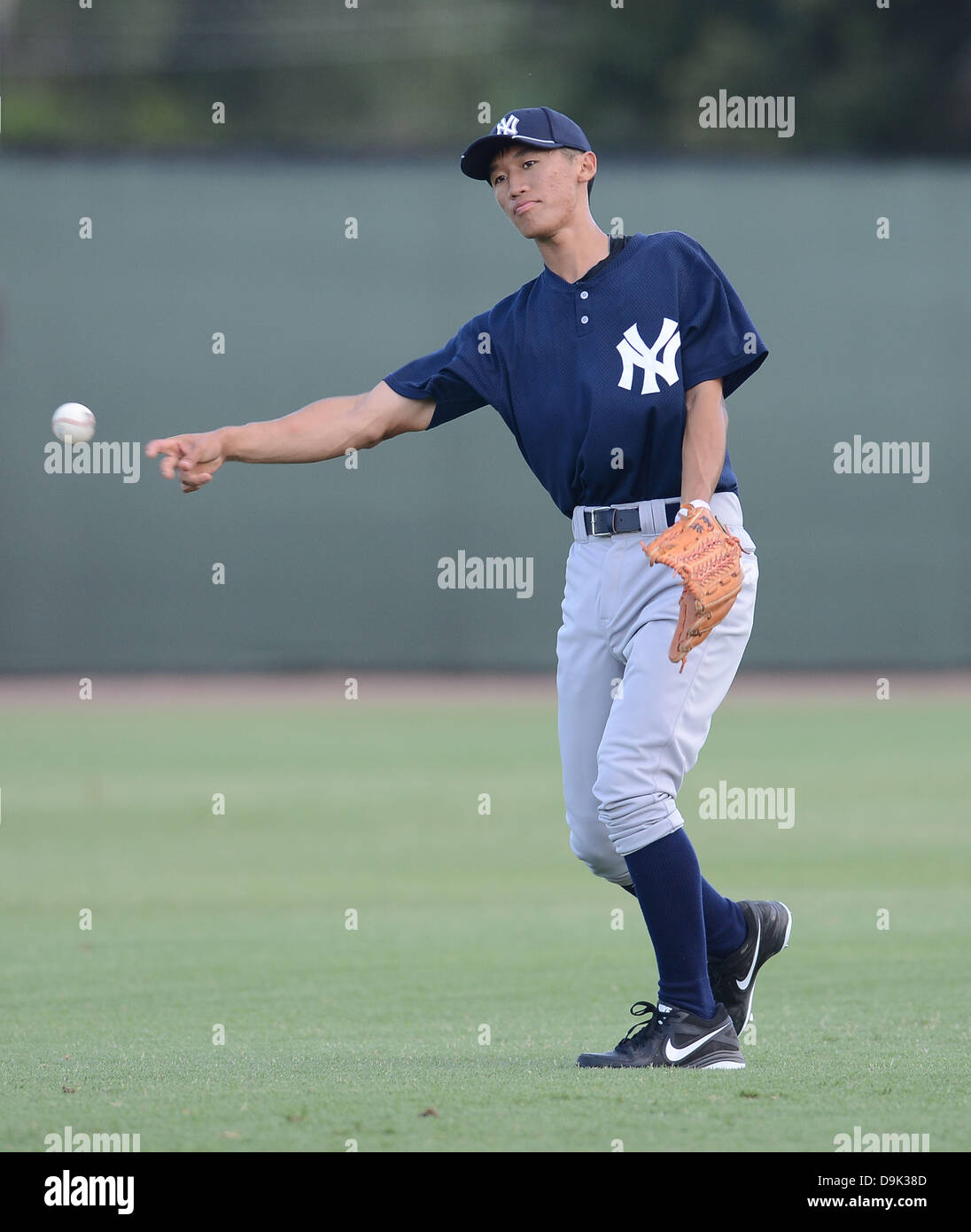 Gosuke Kato (Yankees), JUNE 19, 2013 - MLB : Gosuke Kato of the New ...