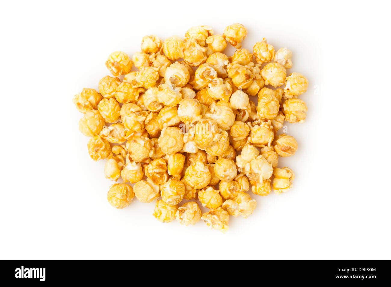 Homemade Fresh Popped Caramel PopCorn ready to eat Stock Photo - Alamy
