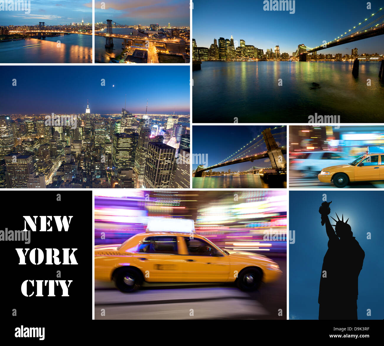 Brooklyn collage hi-res stock photography and images - Alamy