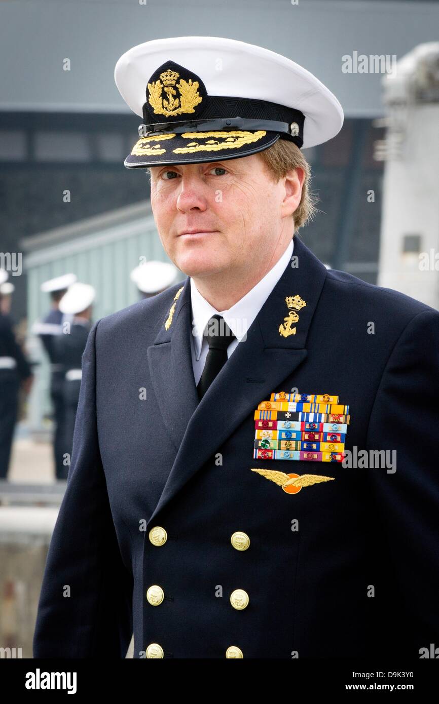 Den Helder, The Netherlands. 20th June, 2013. King Willem-Alexander of ...