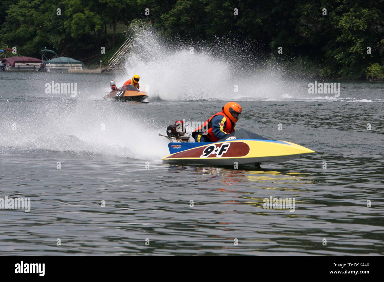 race boat outboard river water regatta Stock Photo - Alamy