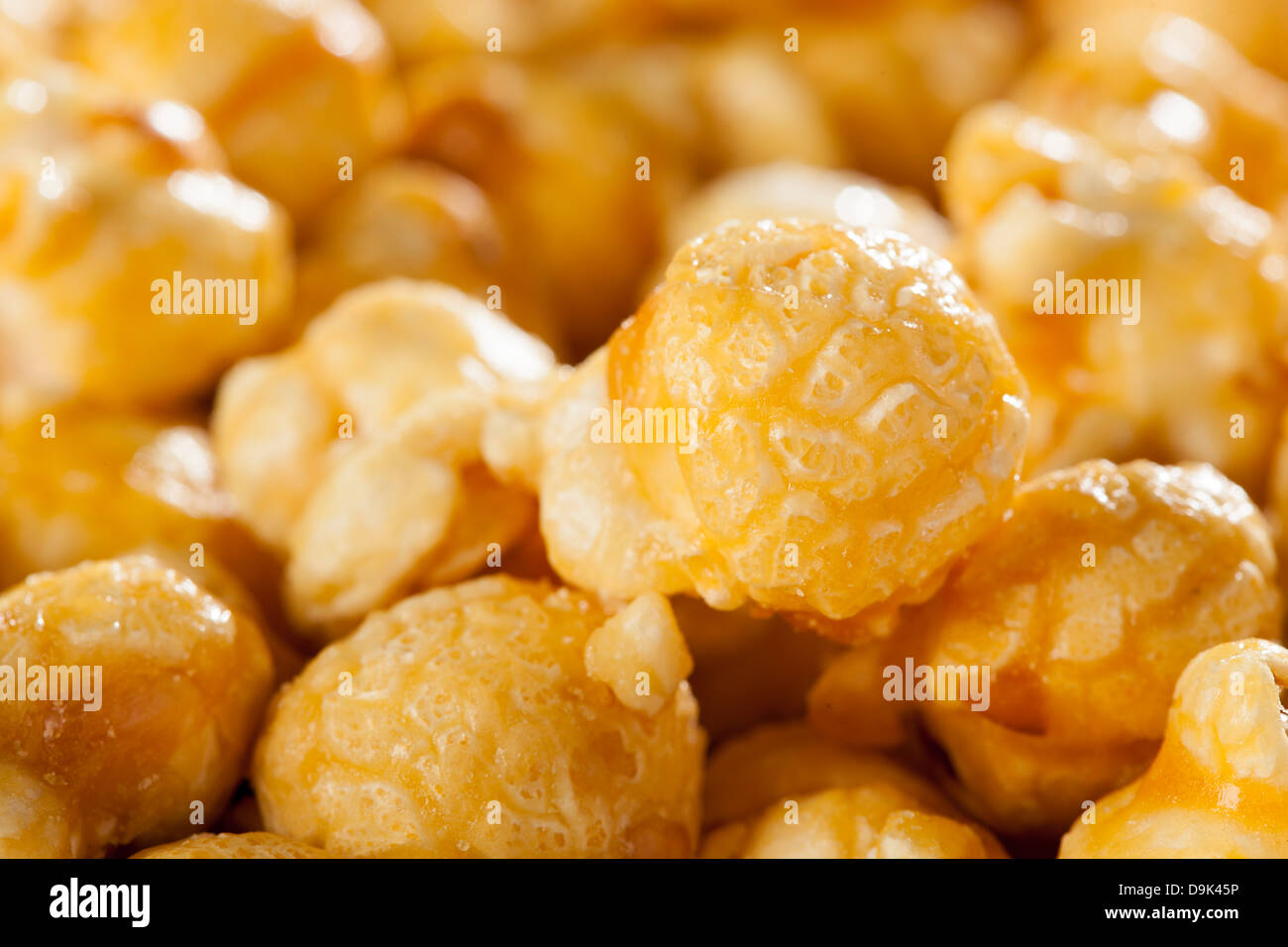 Homemade Fresh Popped Caramel PopCorn ready to eat Stock Photo - Alamy
