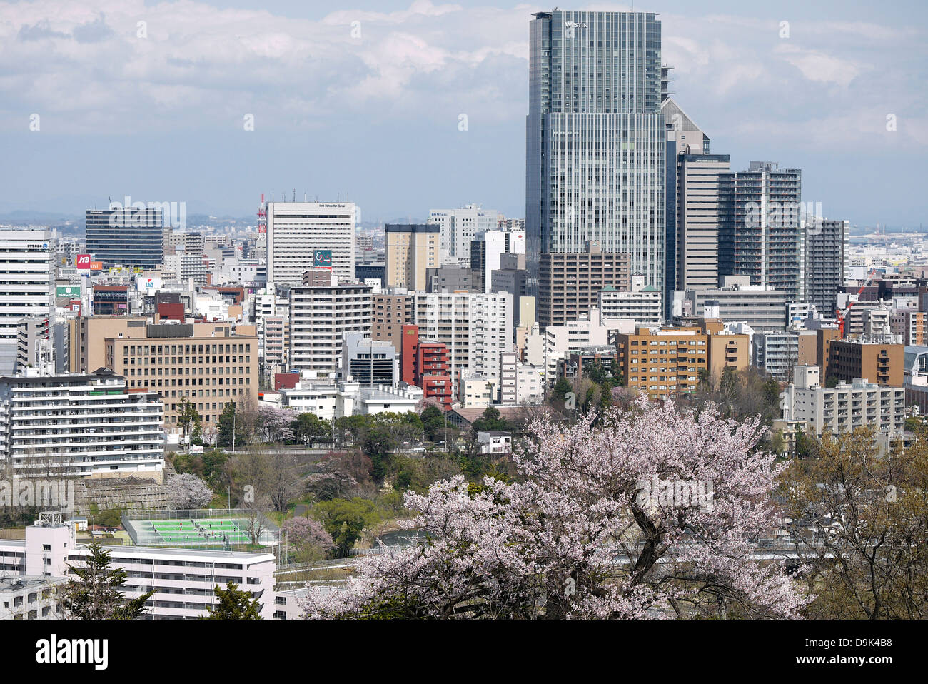 Sendai city skyline hi-res stock photography and images - Alamy