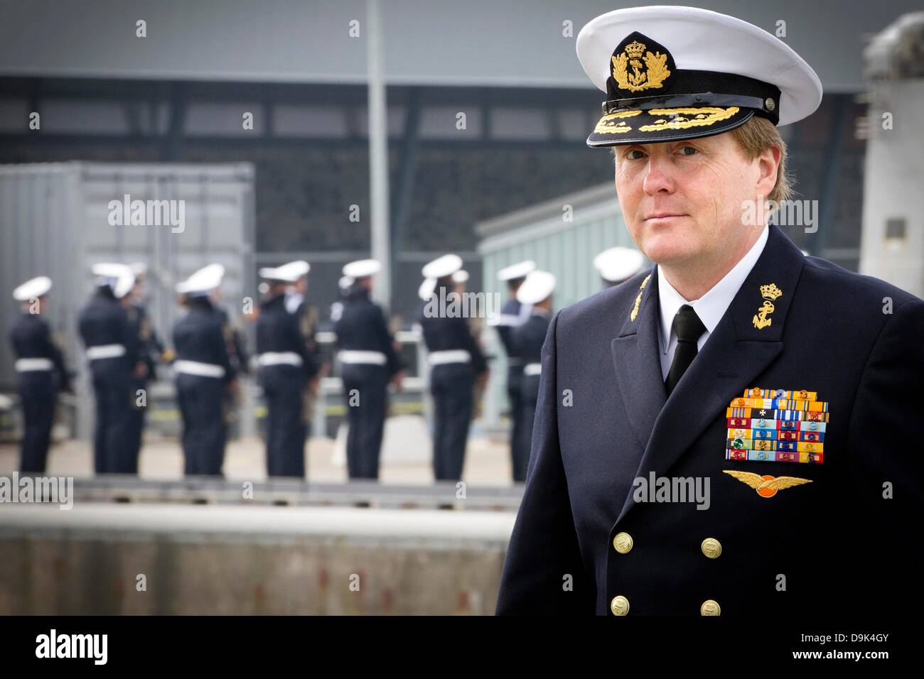 Den Helder, The Netherlands. 20th June, 2013. King Willem-Alexander of ...