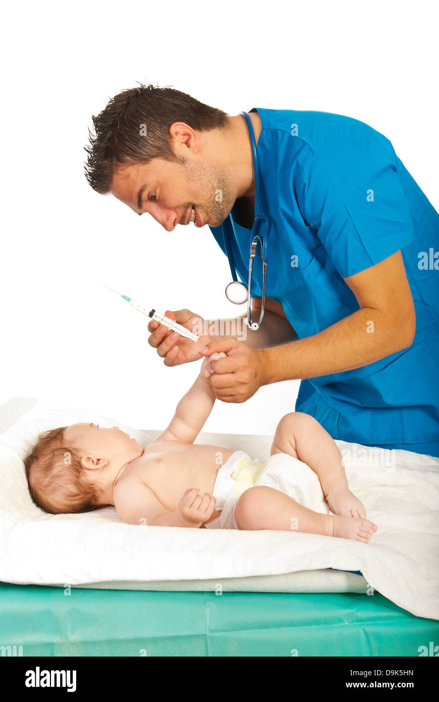 Baby intramuscular injection hi-res stock photography and images - Alamy