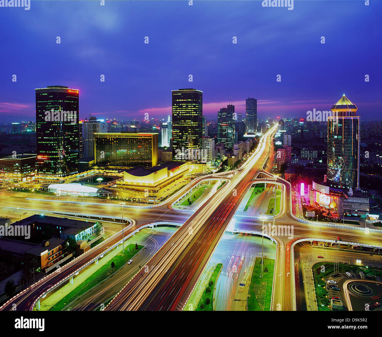Beijing at night Stock Photo - Alamy